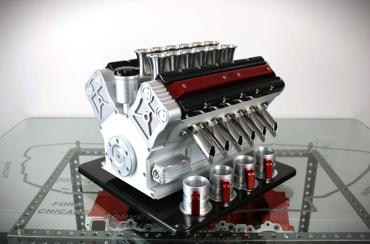 Automotive Espresso Machine - Functional V12 Engine Espresso Maker, Co