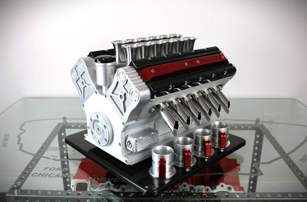 Automotive Espresso Machine - Functional V12 Engine Espresso Maker, Co