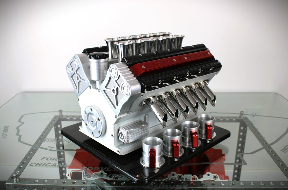 Automotive Espresso Machine - Functional V12 Engine Espresso Maker, Co ...