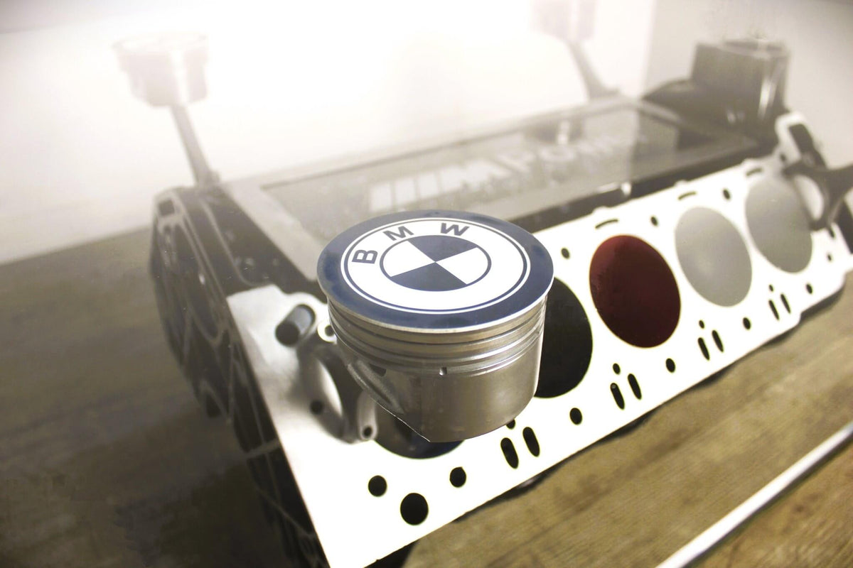 BMW M Series V10 Engine Block Coffee Table - BMW M-Power Color Scheme,