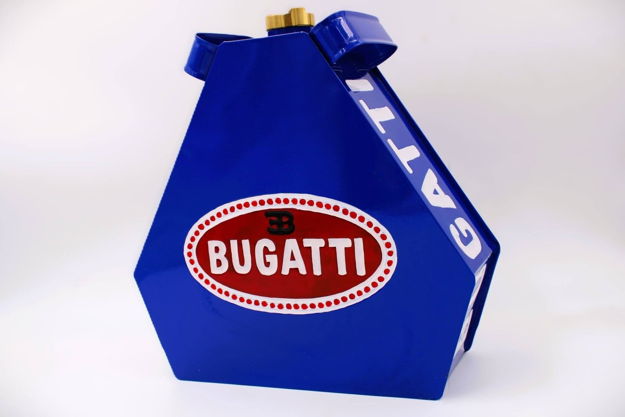 Bugatti Vintage Gas Can - Unique Man Cave Decor, Handmade Automotive D