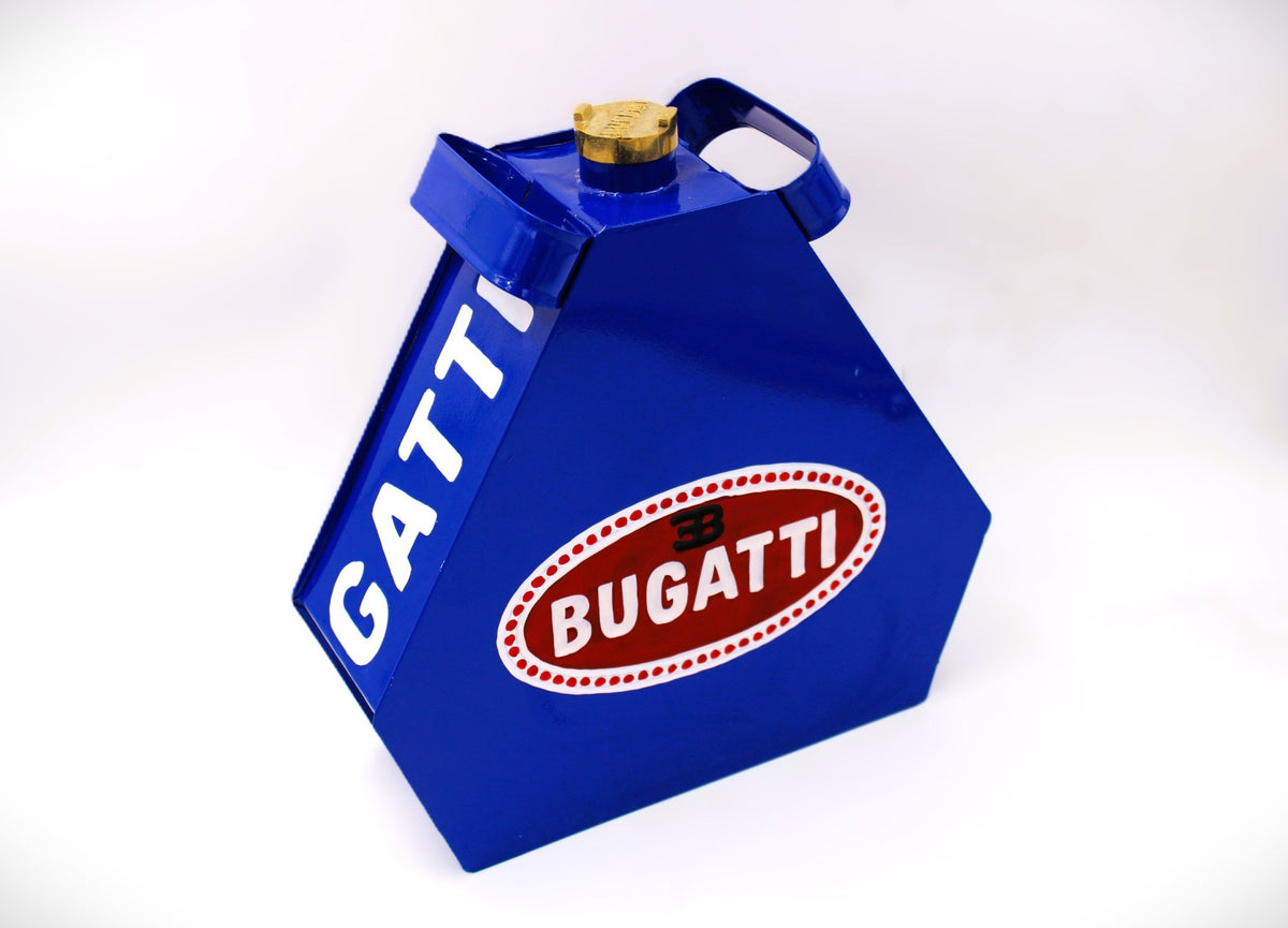Bugatti Vintage Gas Can - Unique Man Cave Decor, Handmade Automotive D ...
