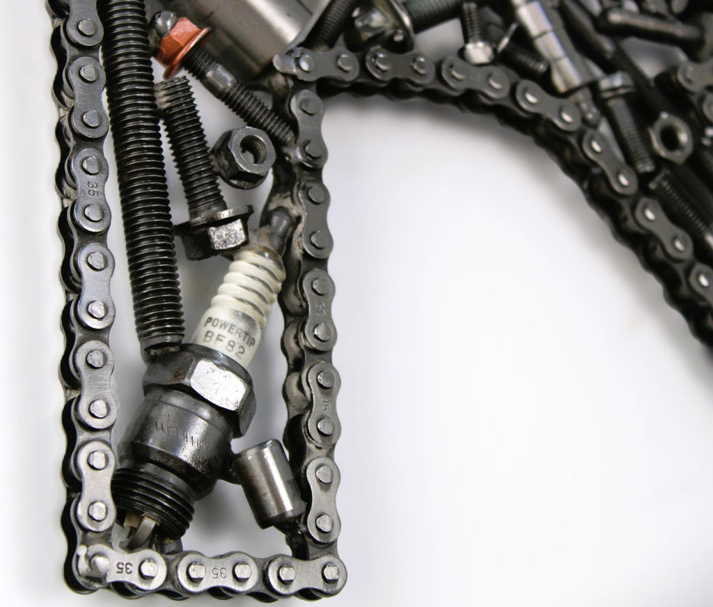 Car Part Letter R - Handcrafted Car Guy Gift, Steampunk Desk Decor, Au ...