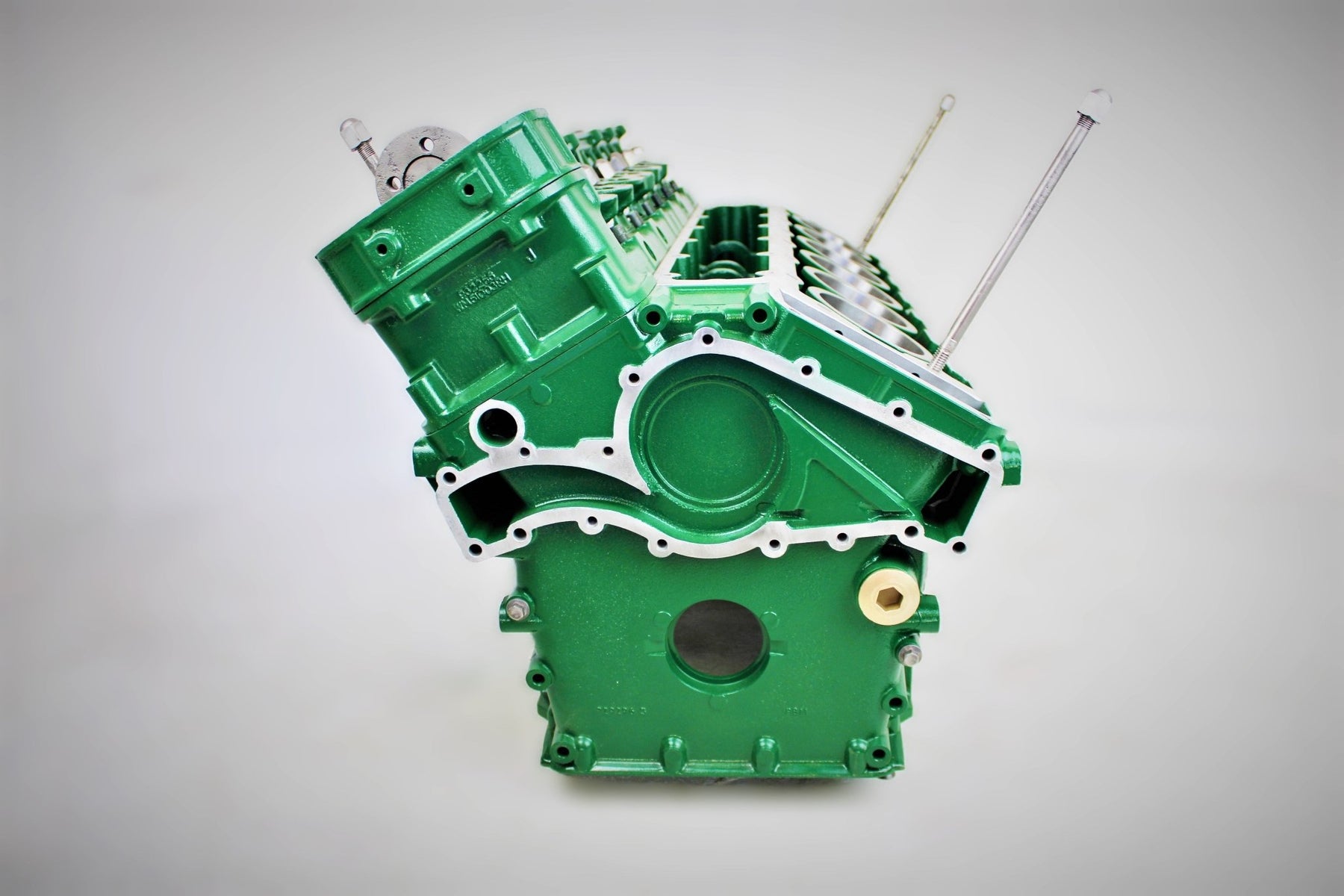 Jaguar V12 Engine Block Coffee Table - British Racing Green Finish, Ma