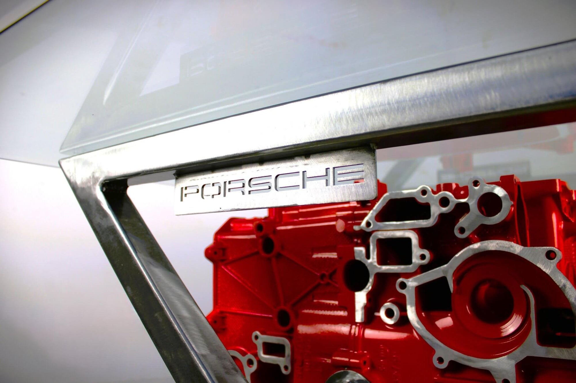 Porsche Engine Block Coffee Table - Handmade Automotive Decor, Unique
