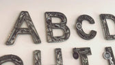 Personalized Car Part Letters - Automotive Wall Art, Car Enthusiast Gi