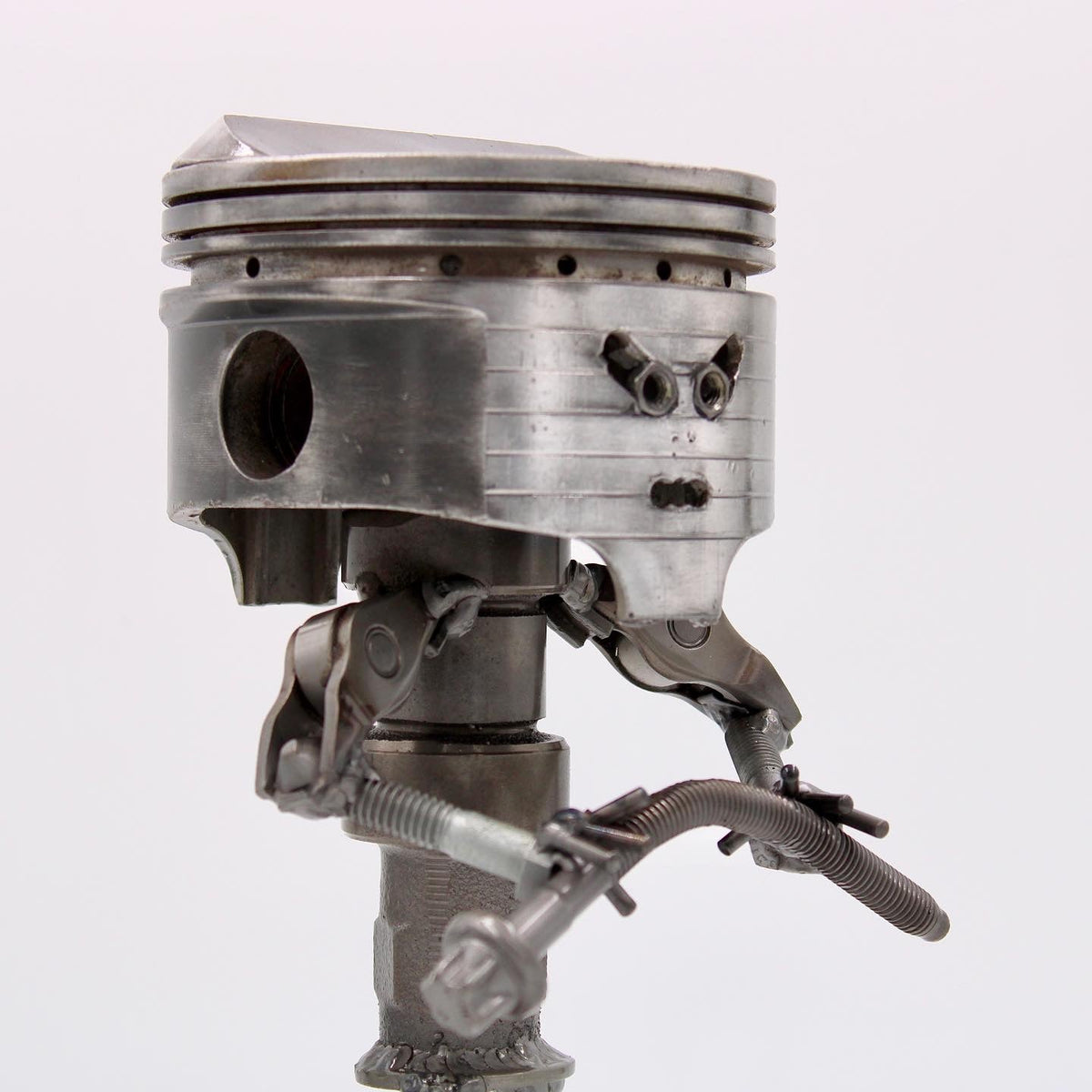Standing Piston Man Car Part Sculpture - Automotive Figurine, Unique S ...