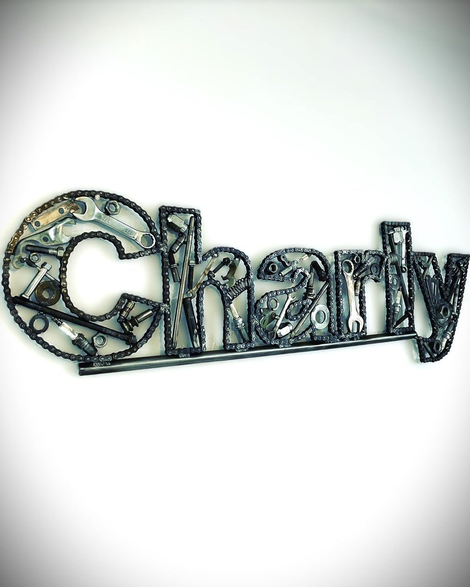 Unique Personalized Name Sign, Customized Car Part Wall Art, Automotiv ...