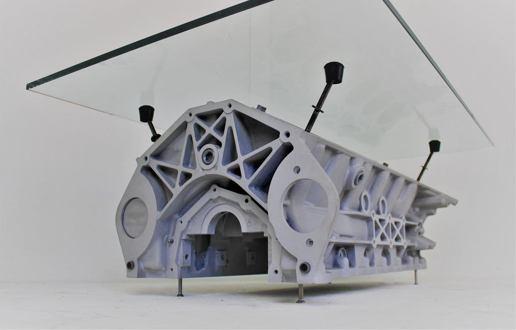Custom Engine Coffee Table for Gearheads | Man Cave Furniture – Ben's ...
