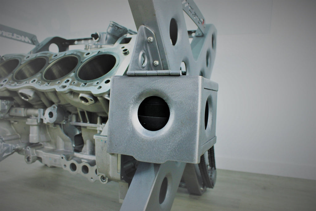 Rotating Engine Block Coffee Table - X Frame Customizable Man Cave Fur ...